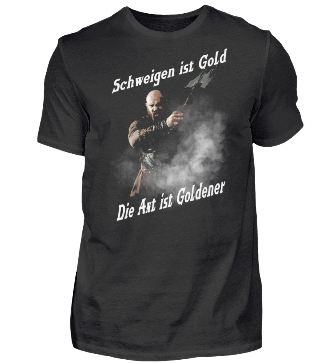 Die Axt ist Goldener | Herren Basic T-Shirt - nordjarl.de – Nordjarl